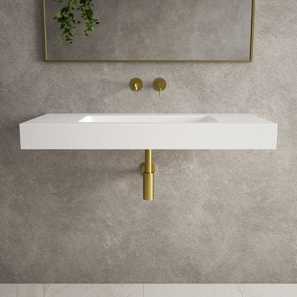 Bloc Wall Hung Basin - 1000mm | 34 St John – 34 St John Ltd