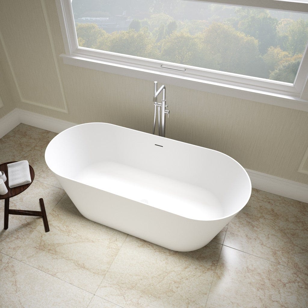 Orta Solid Surface 1700mm Freestanding Bath with Beyondstone™ | 34 St ...