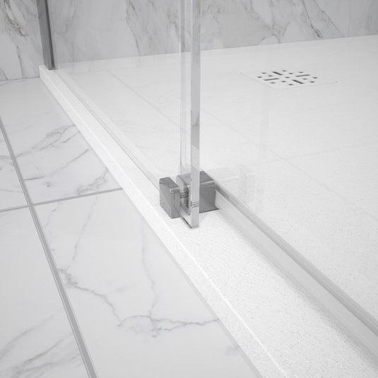 Reversible Sliding Shower Enclosure 1400mm X 900mm Chrome | 34 St John