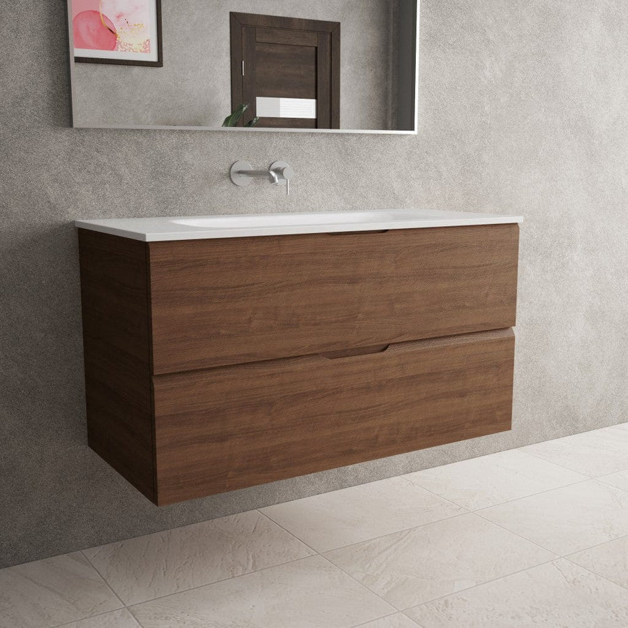 Tasca Two Drawer Vanity Unit Basin Matt Graphite 1000mm | 34 St John ...