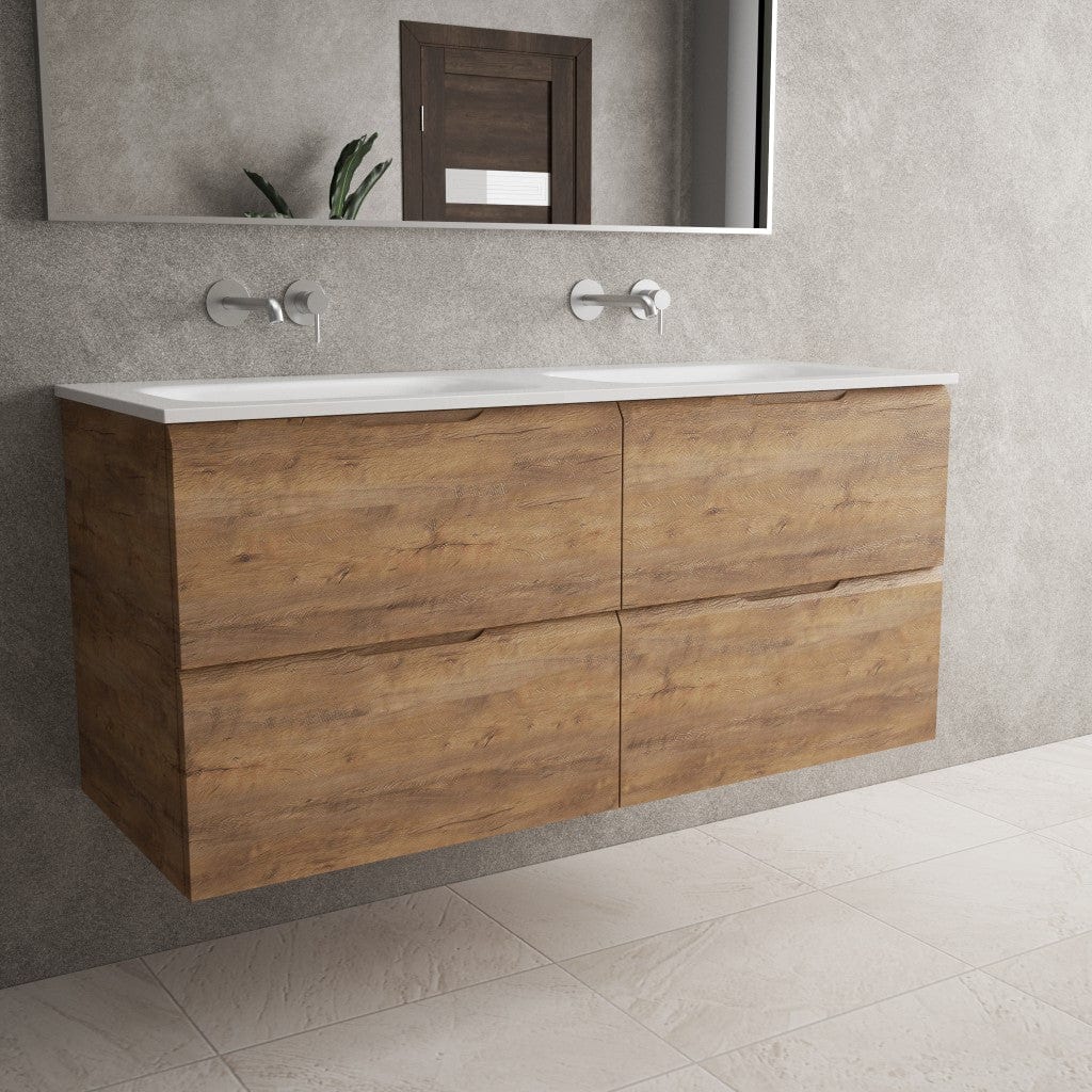 Tasca Four Drawer 1200mm Vanity Unit | Oak Finish | 34 St John