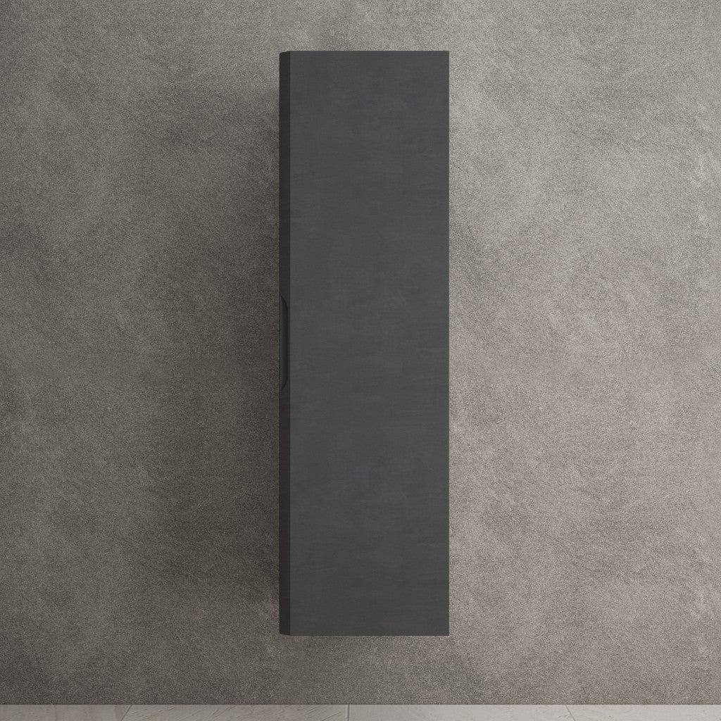 Tasca Tall Wall Cabinet Dark Concrete 1200mm | 34 St John