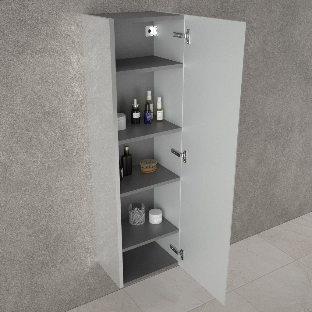 Tasca Tall Wall Cabinet Gloss Dove 1200mm | 34 St John – 34 St John Ltd